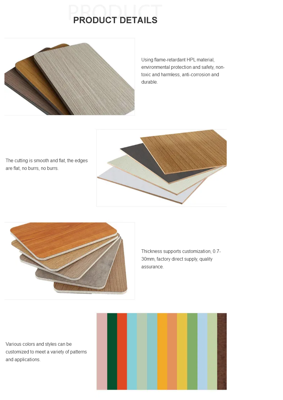 Class A Fireproof HPL Compact Laminate Board Wall Panel Manufacturers ...