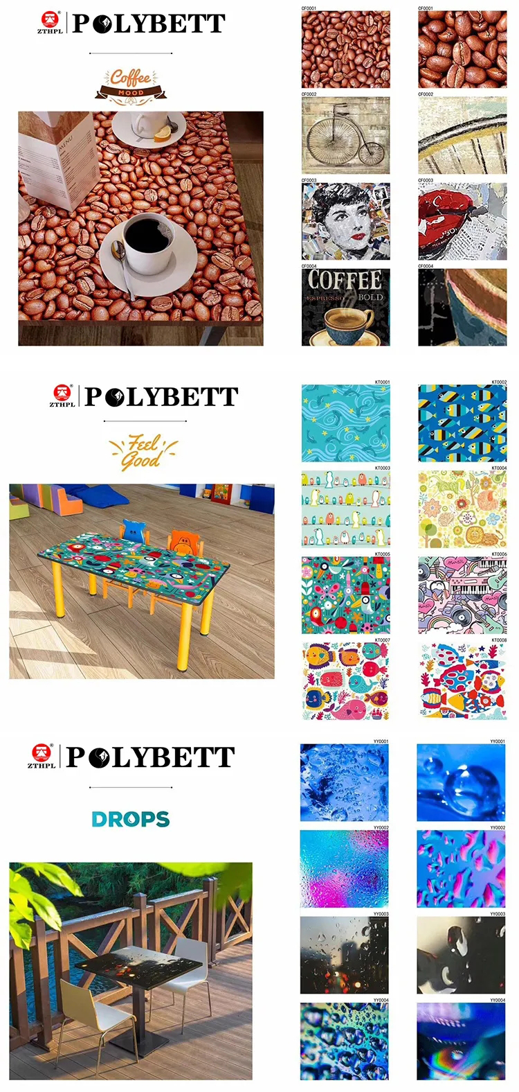 Colorful Art Printed Hpl Compact Laminate Panel - POLYBETT